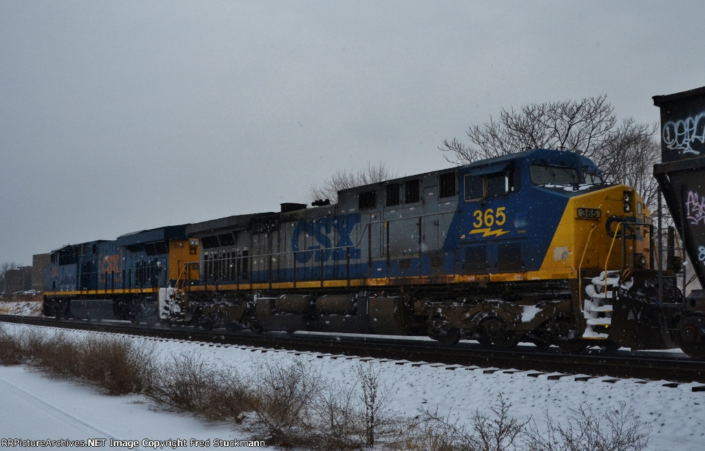 On the 365th day of the year, CSX 365 makes a showing.